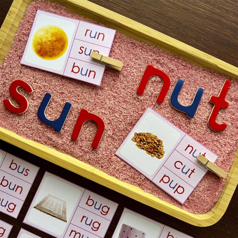 Pink Montessori Series | Montessori Language Printables