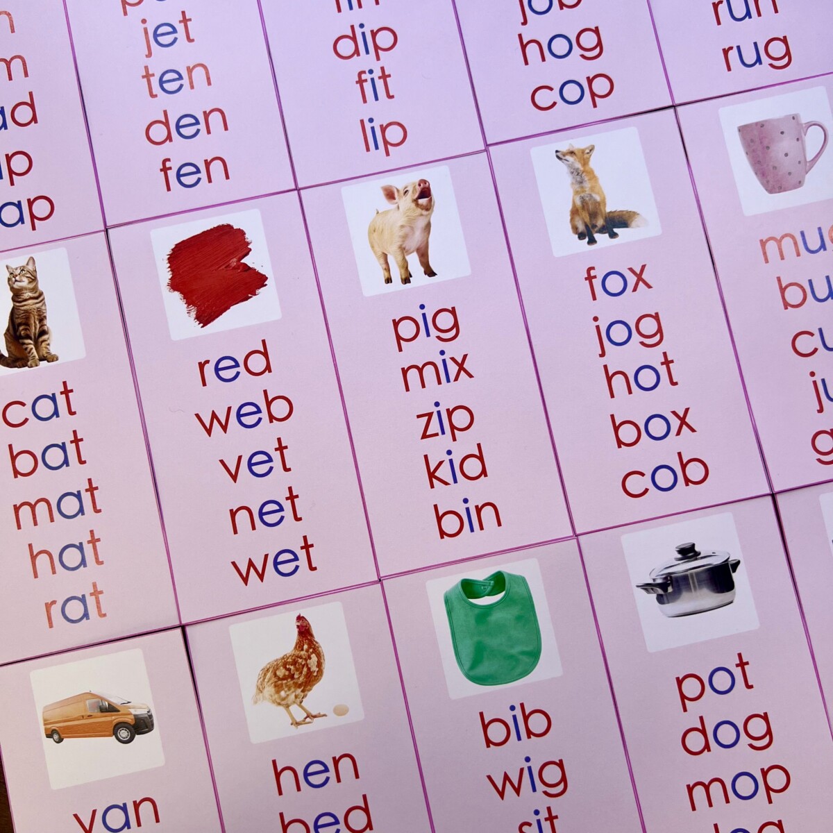 Pink Montessori Series | Montessori Language Printables